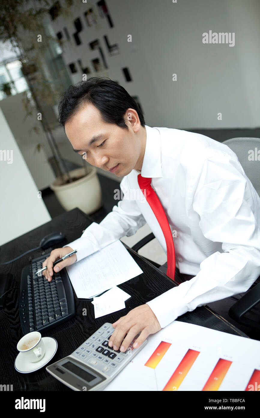 A business person's work scene Stock Photo - Alamy