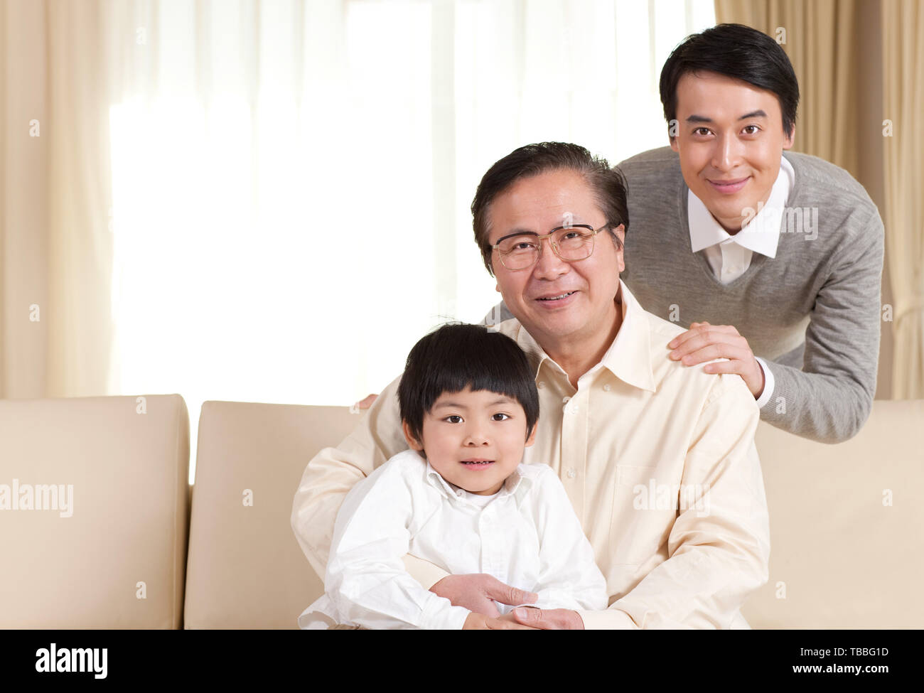 Three generations of family photos Stock Photo - Alamy