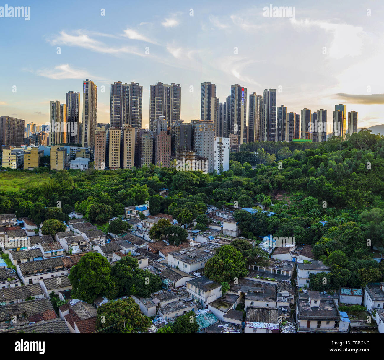 high-rise building and city village in Shenzhen Stock Photo - Alamy