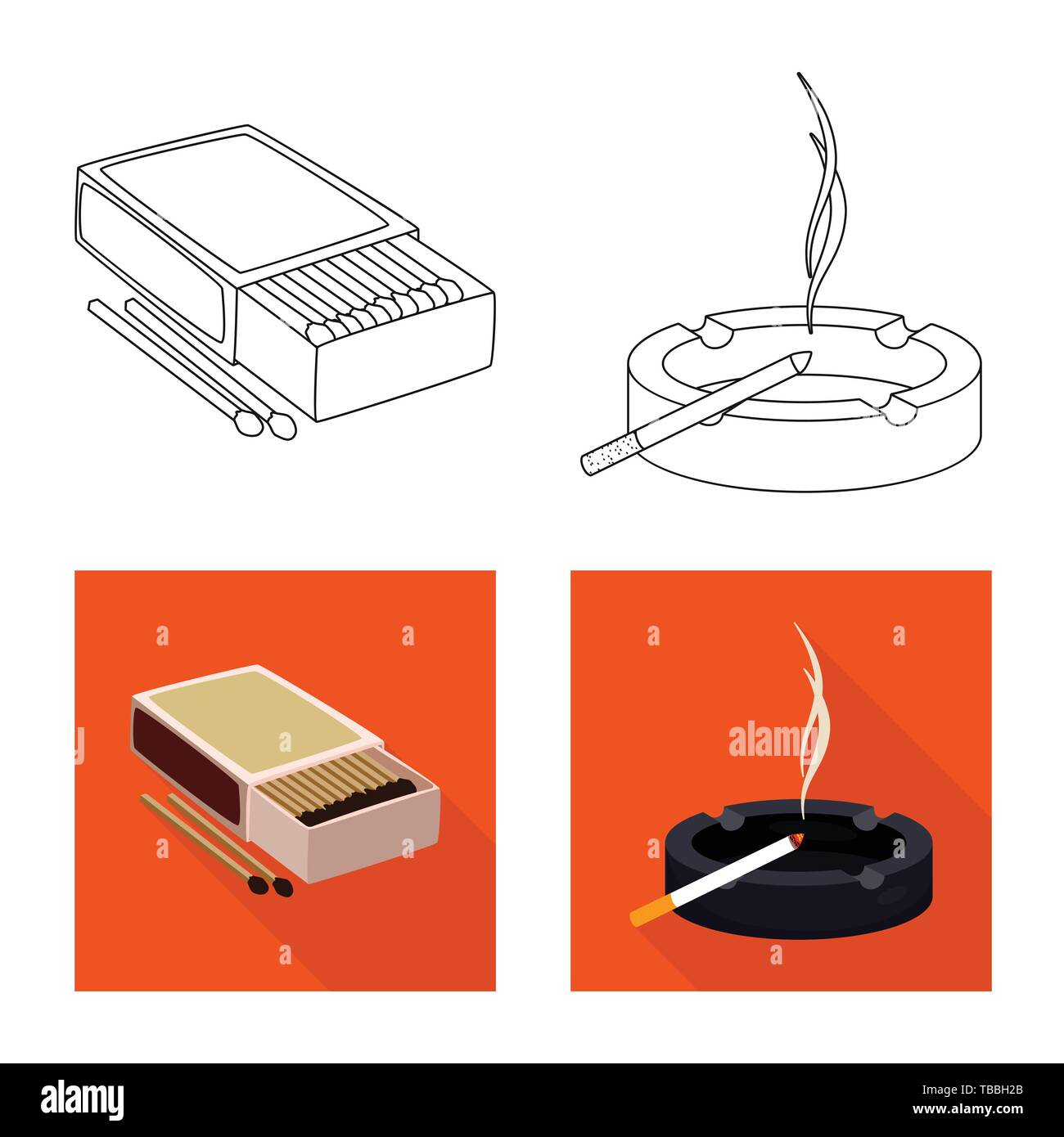 Isolated object of refuse and stop logo. Collection of refuse and habit ...