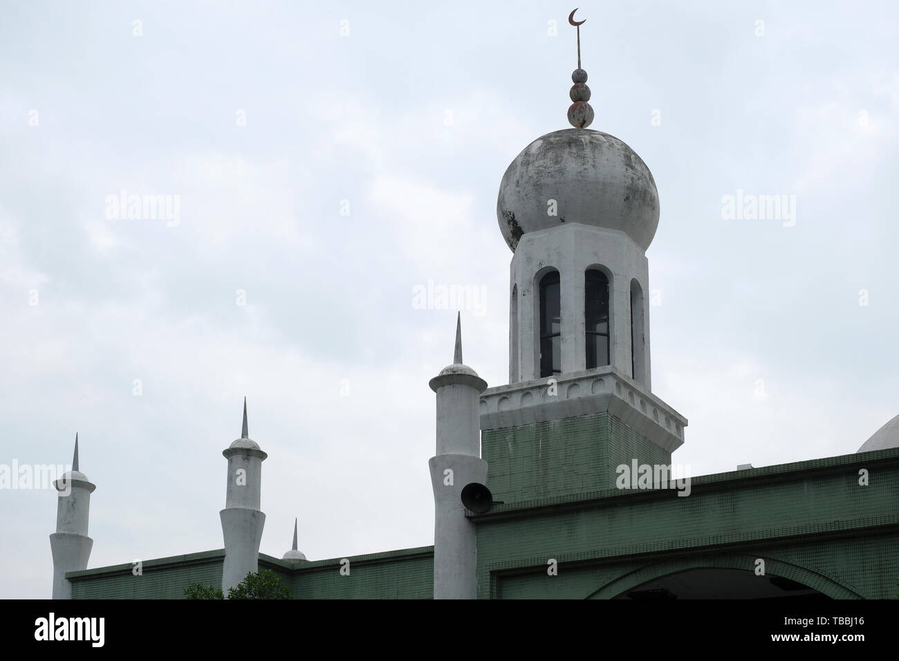 Exterior of Taichung Mosque in Nantun District, Taichung, Taiwan Stock ...