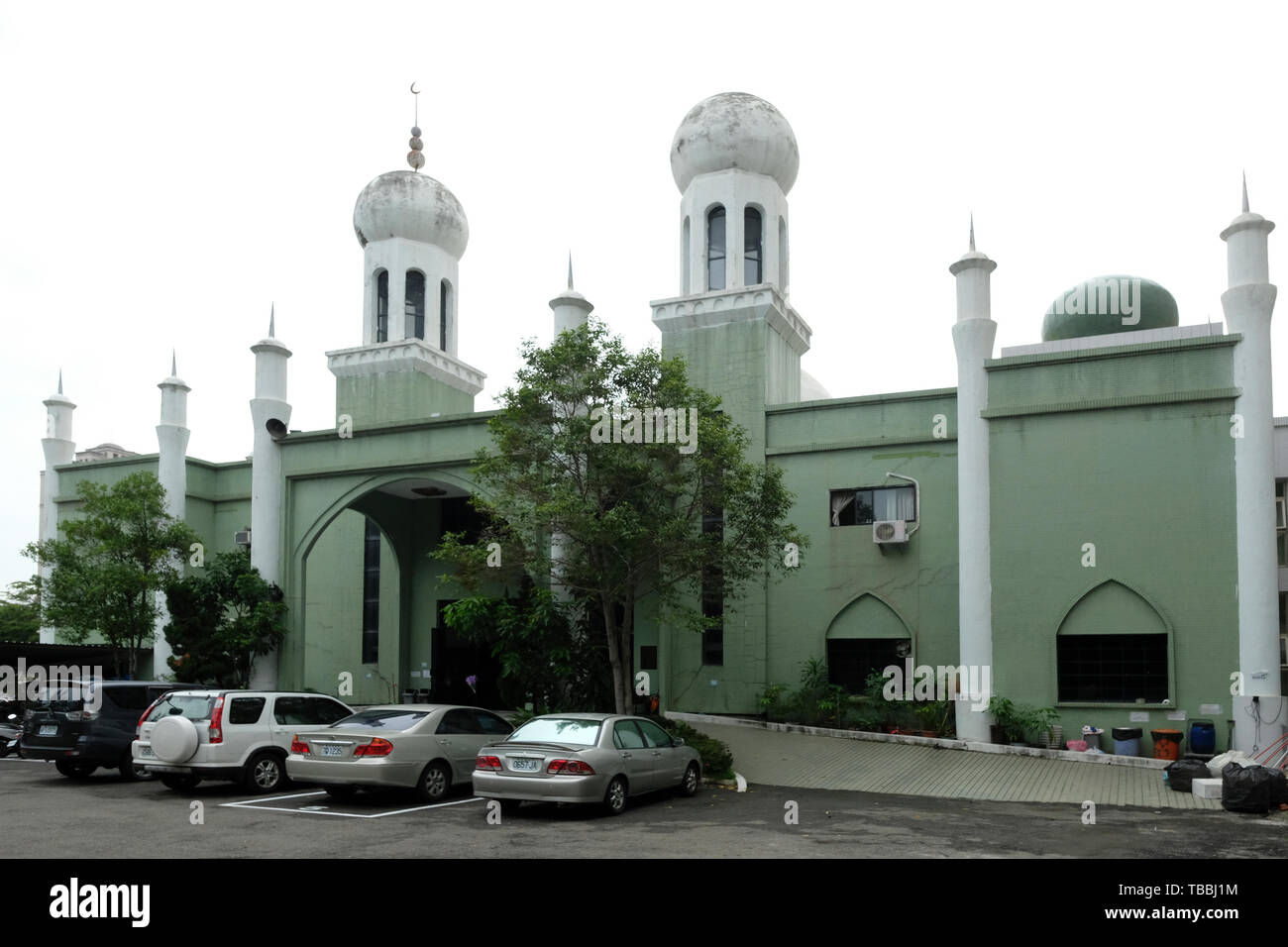 Exterior of Taichung Mosque in Nantun District, Taichung, Taiwan Stock ...