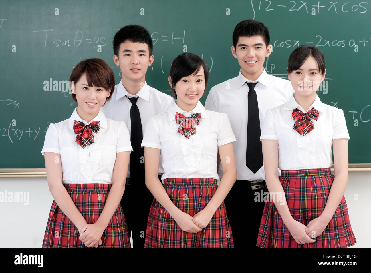 Teamwork among high school students Stock Photo - Alamy
