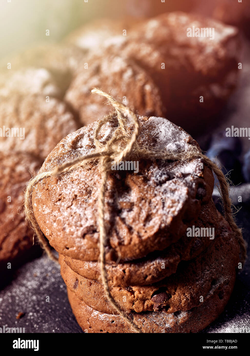 Chocolate chip cookies tied hi-res stock photography and images - Alamy