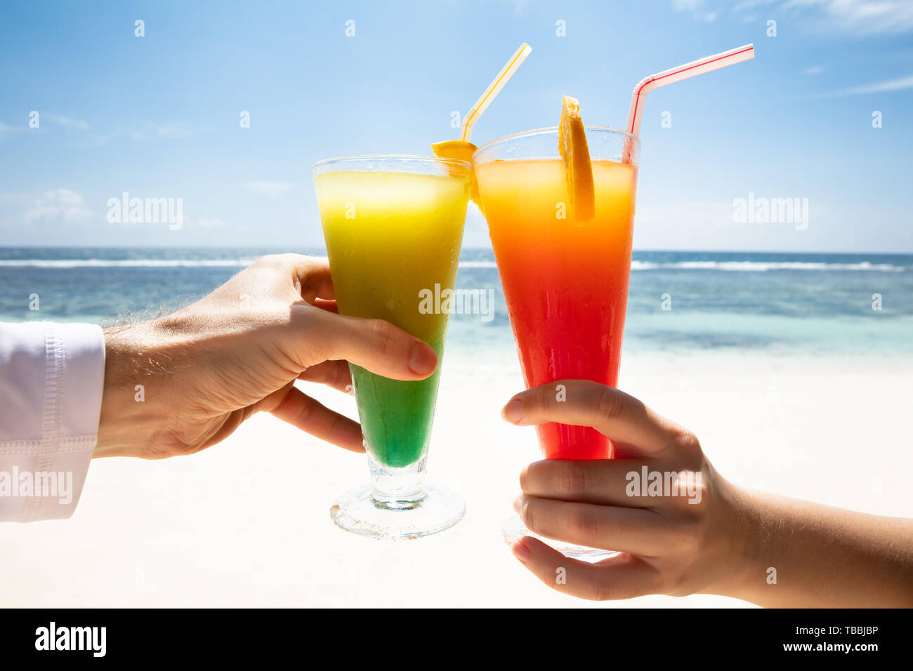 Green sea cocktail hi-res stock photography and images - Alamy