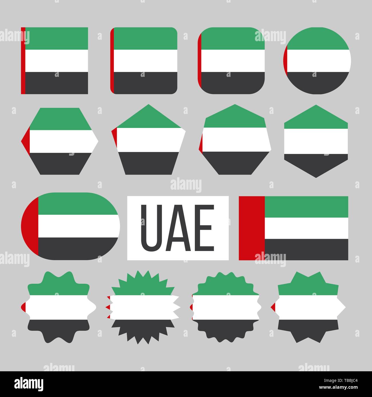 Uae united arab emirates horizontal Stock Vector Images - Alamy