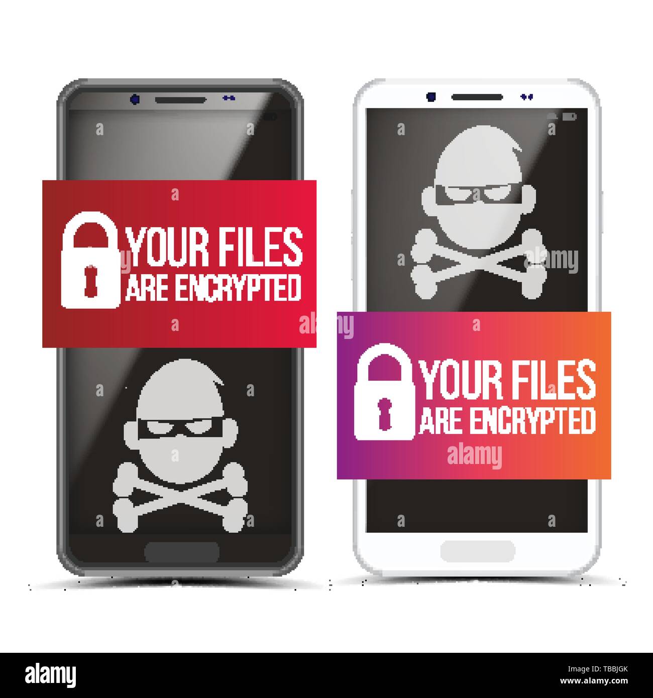 Screen cracking Stock Vector Images - Alamy