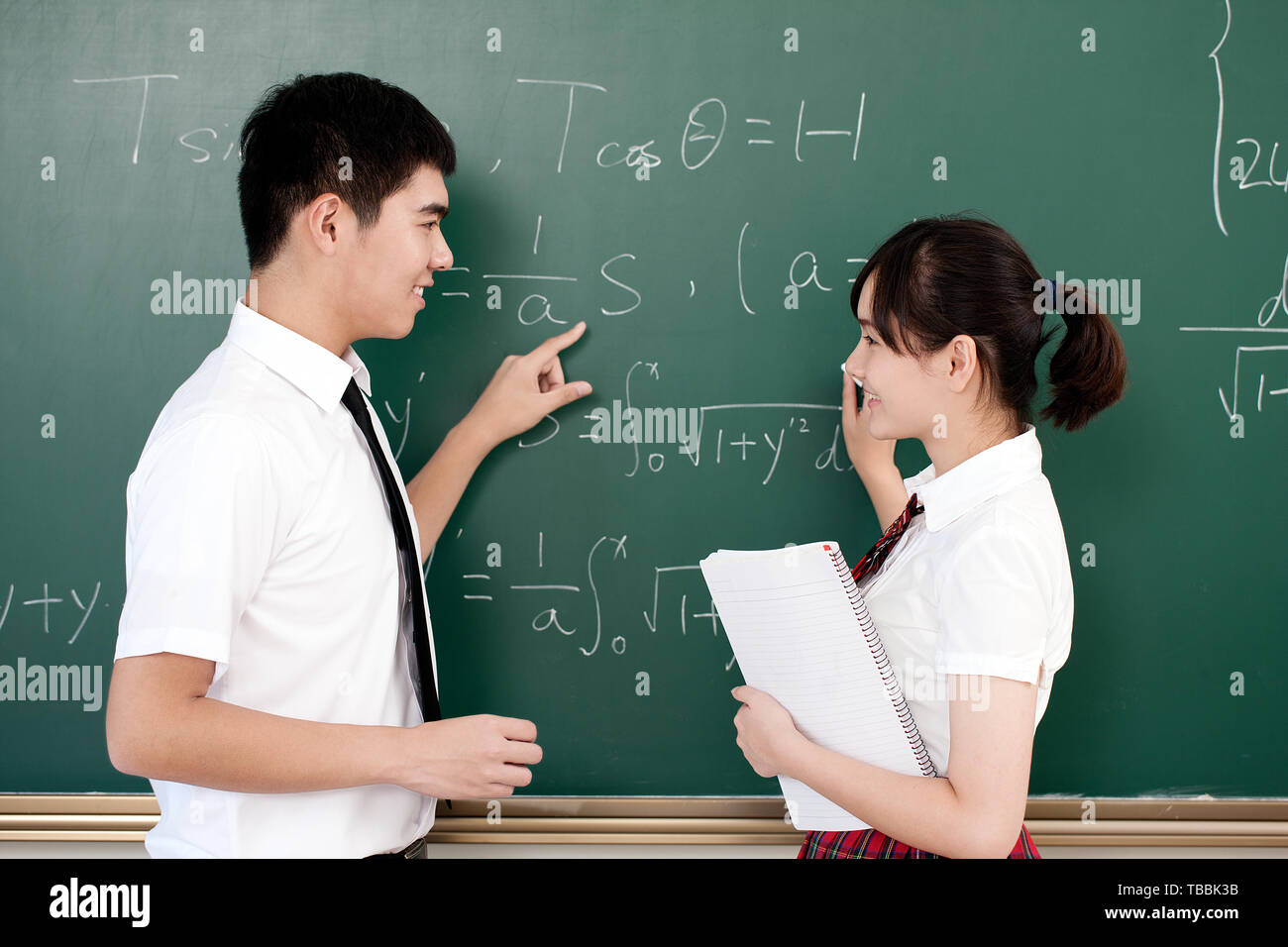 Teamwork among high school students Stock Photo - Alamy