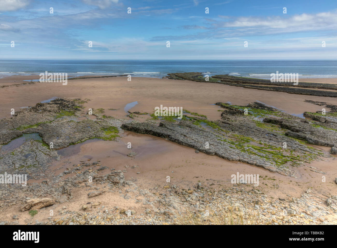 Cocklawburn beach northumberland hi-res stock photography and images ...