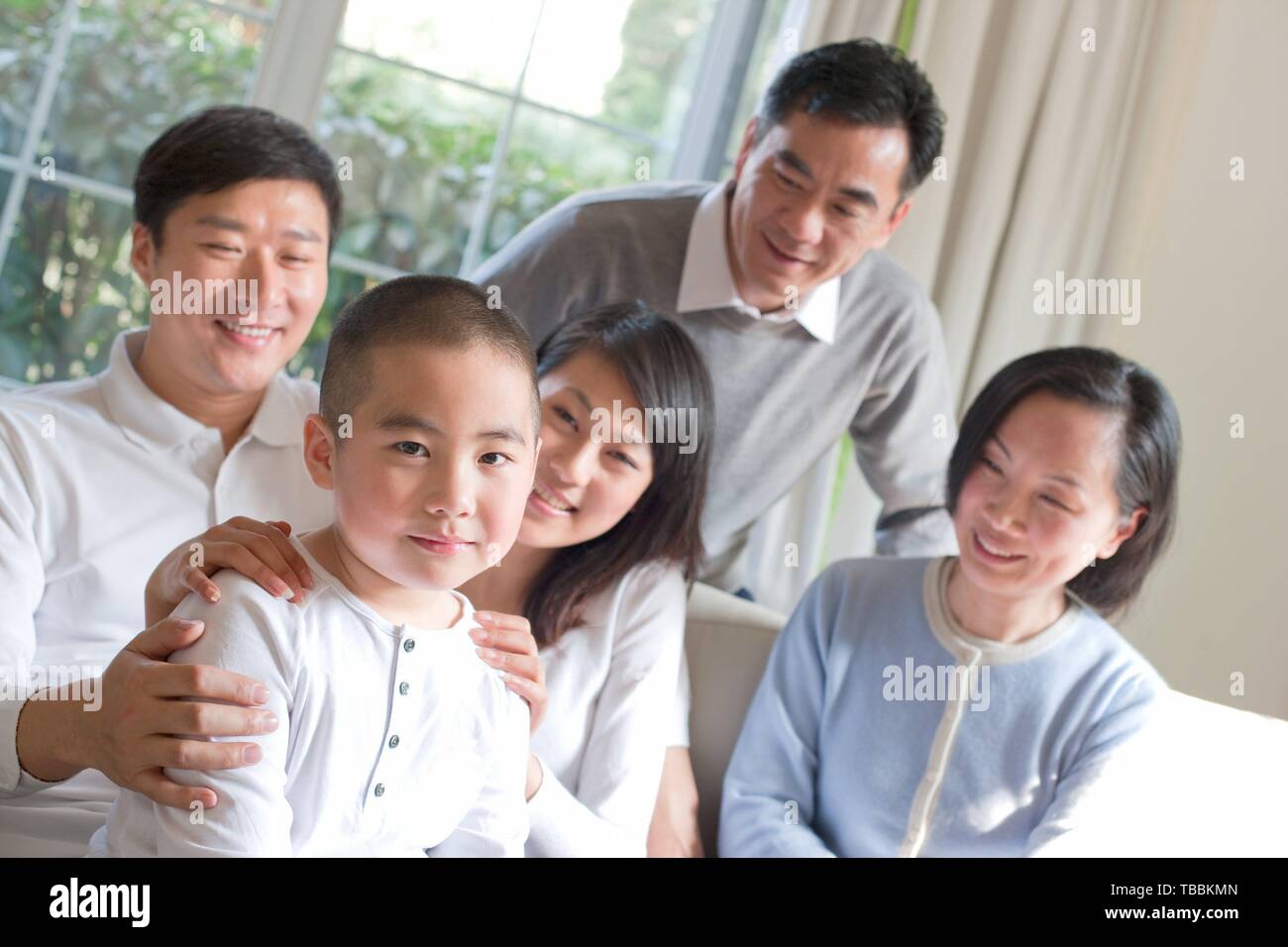 Parents children grandchildren reunion hi-res stock photography and ...