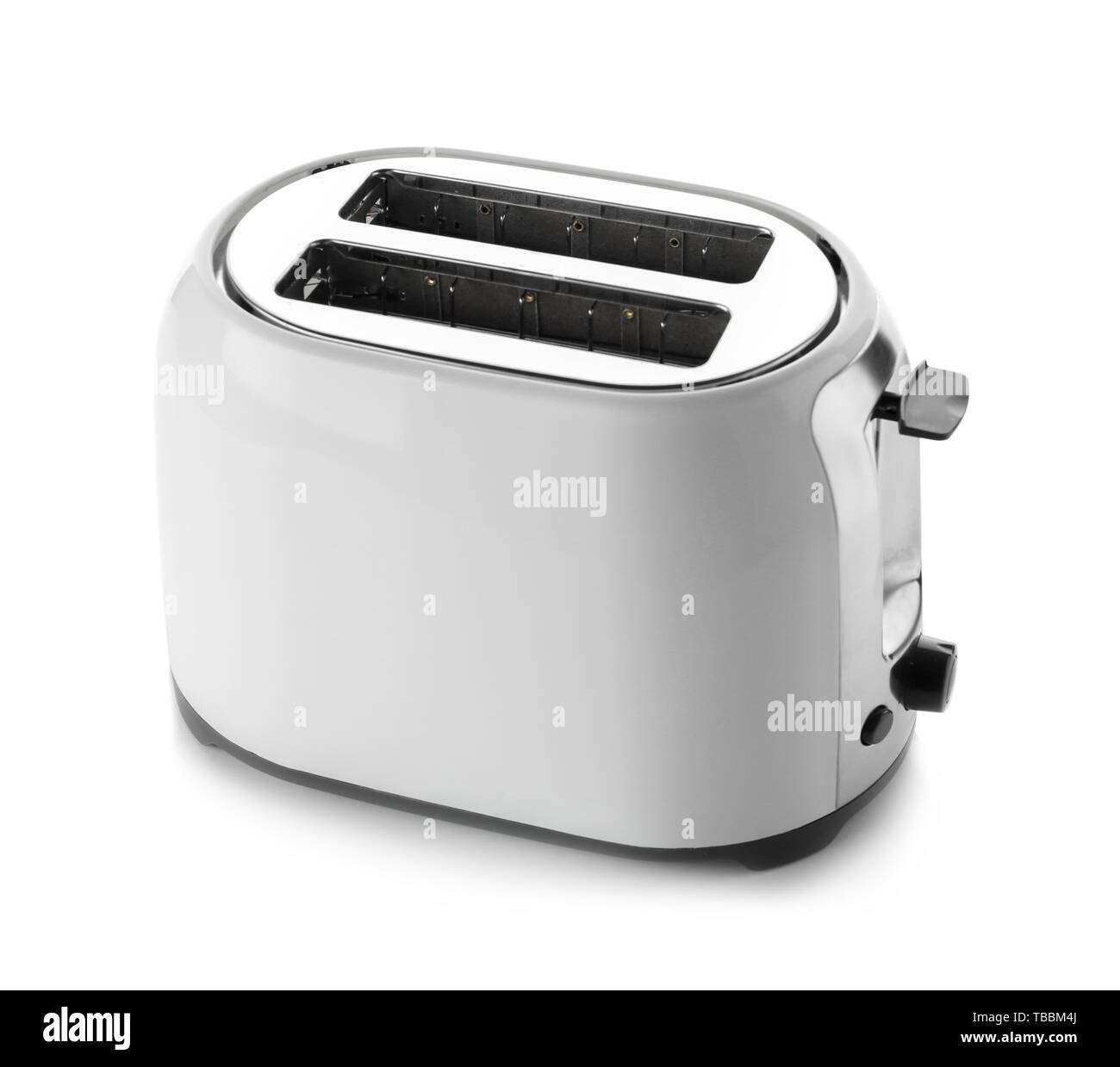 Modern toaster on white background Stock Photo - Alamy