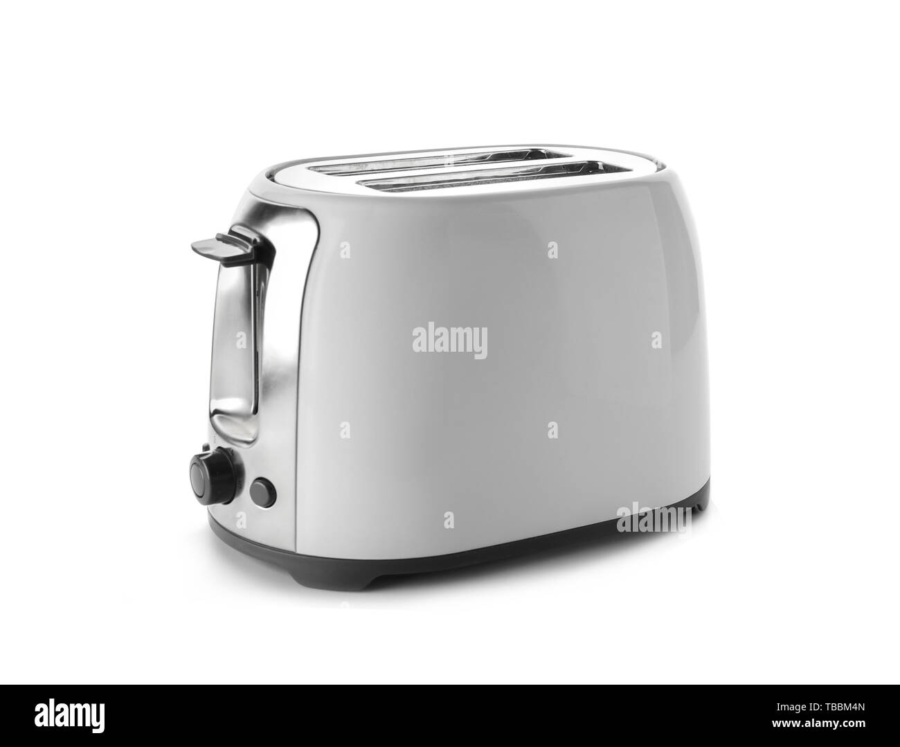 Modern toaster on white background Stock Photo - Alamy