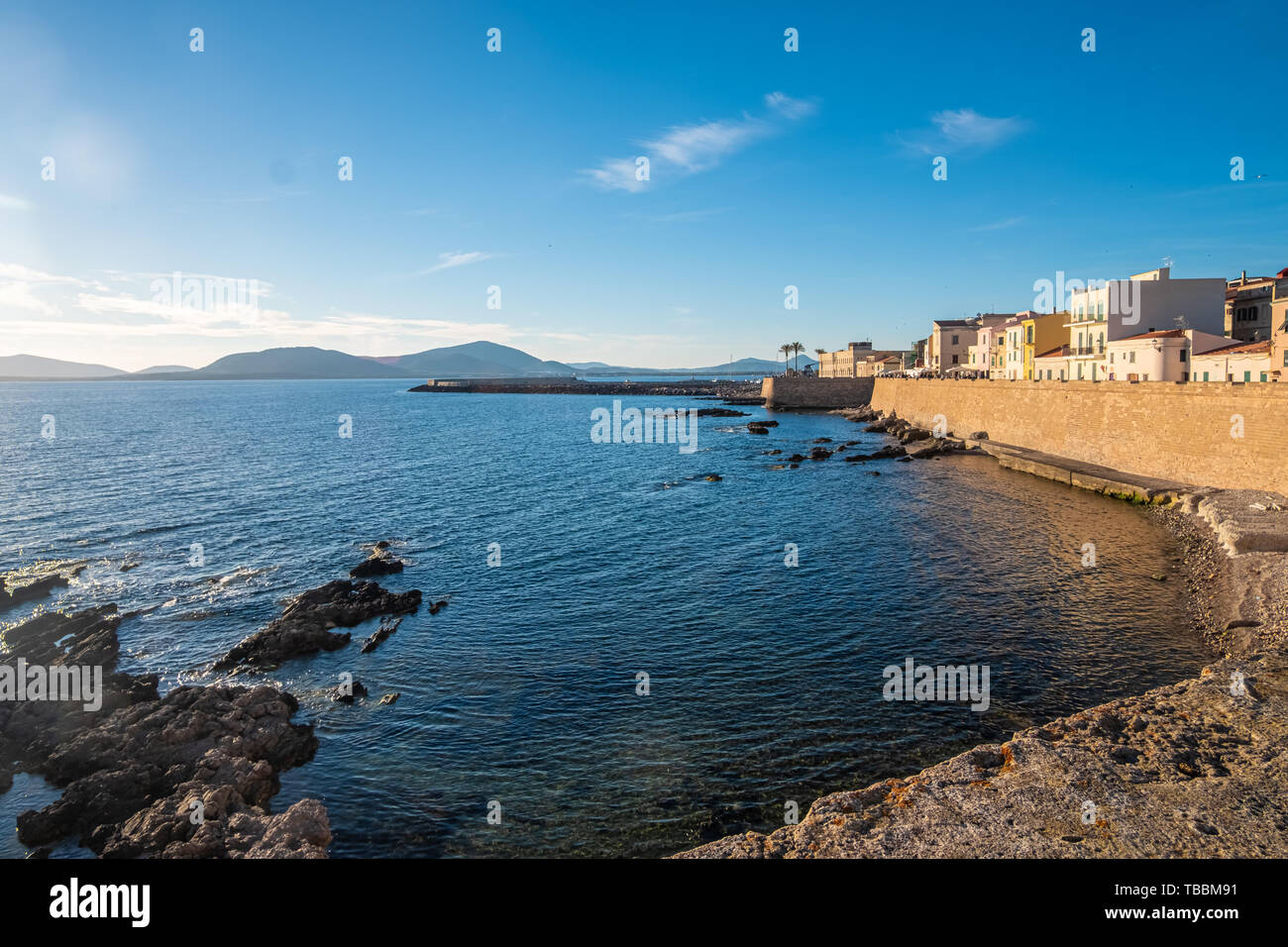 Alghero (L'Alguer), province of Sassari , Sardinia, Italy. Famous for ...
