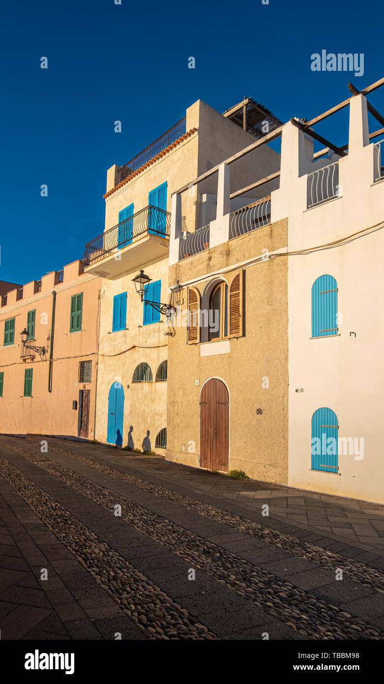Alghero (L'Alguer), province of Sassari , Sardinia, Italy. Famous for ...