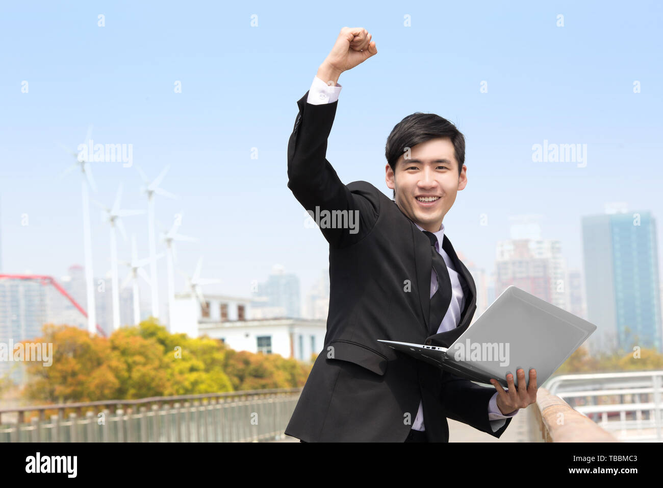 Business men dream of the future Stock Photo - Alamy