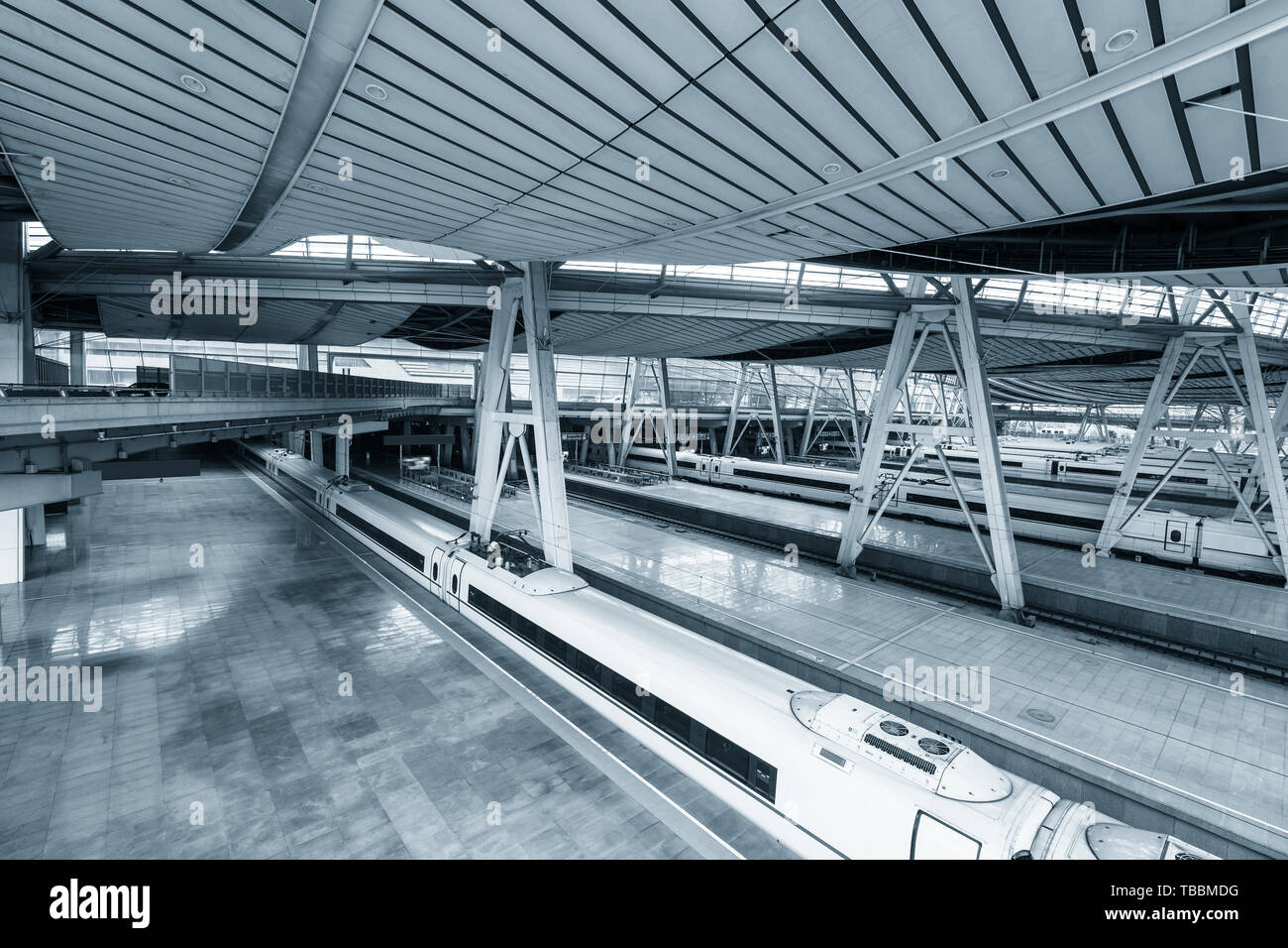 A platform of train stations Stock Photo - Alamy