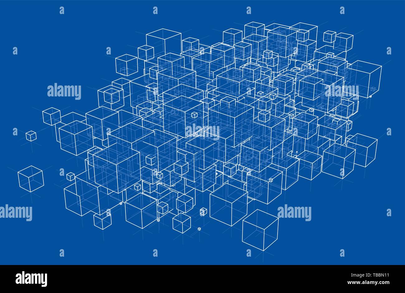 Vector abstract boxes background Stock Vector Image & Art - Alamy