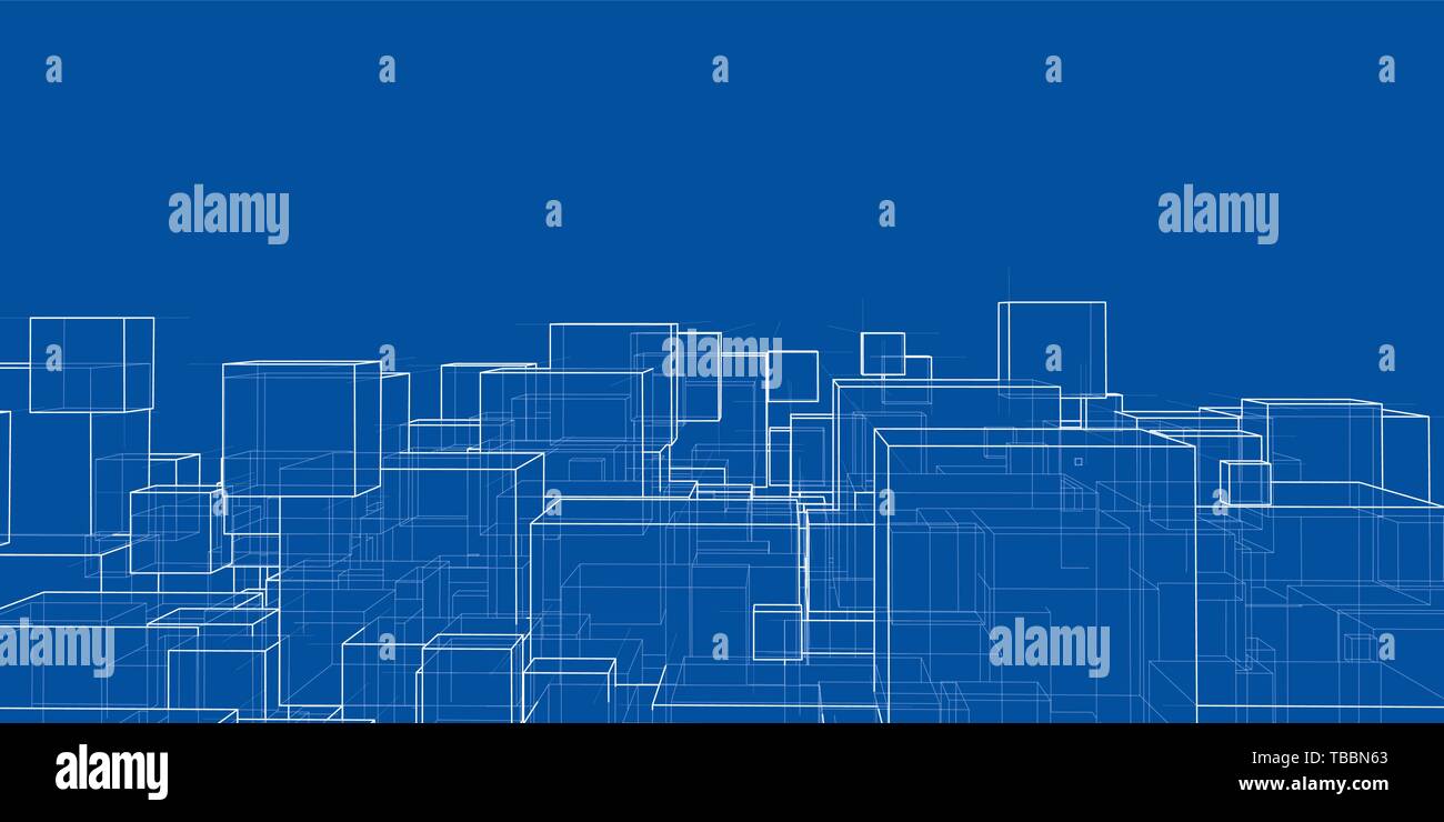 Vector abstract boxes background Stock Vector Image & Art - Alamy