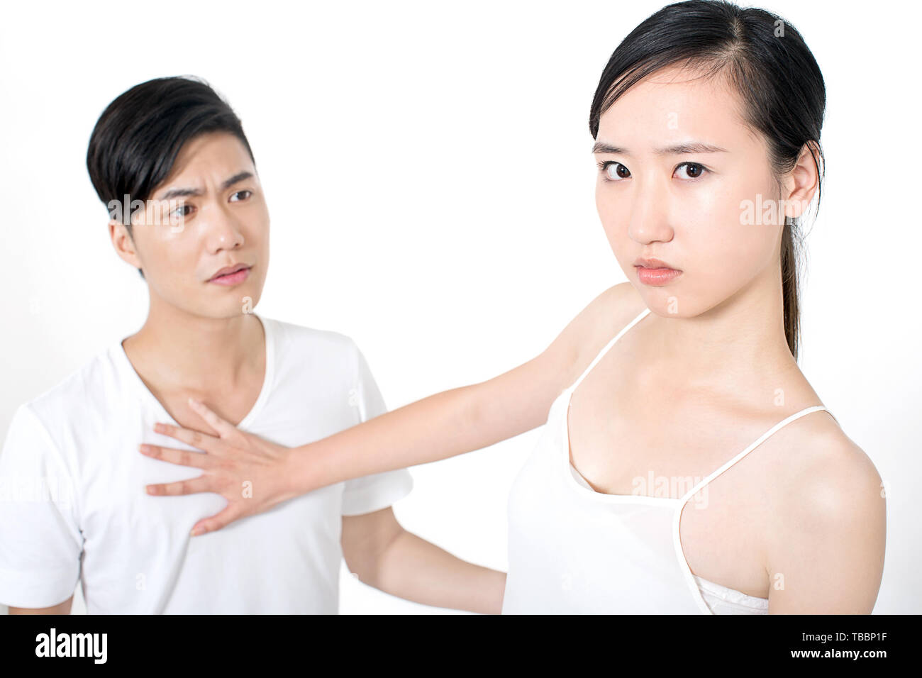 The conflict between a couple Stock Photo - Alamy