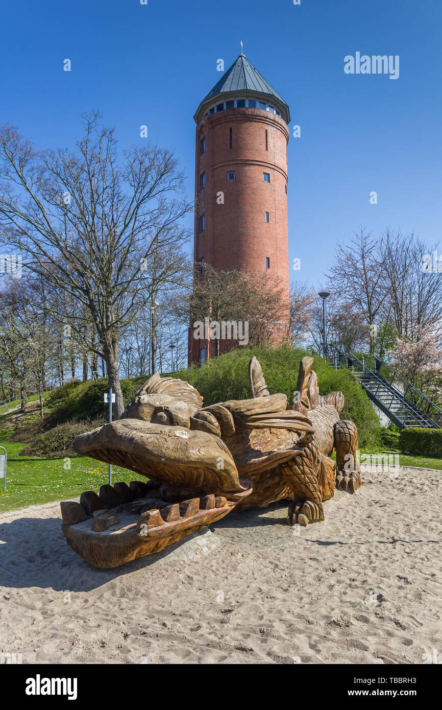Wooden dragon tower hi-res stock photography and images - Alamy