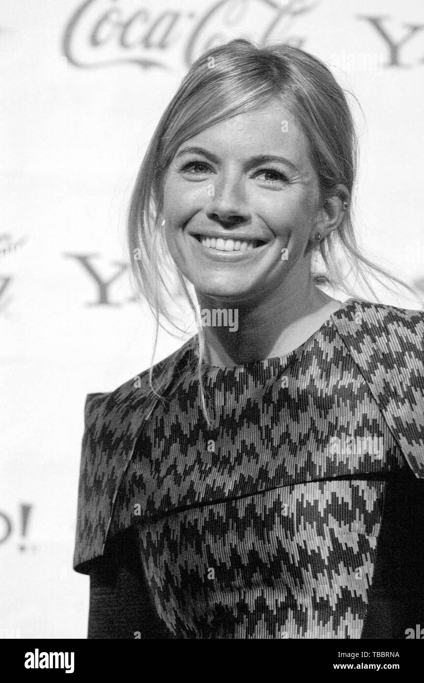 Actress Sienna Miller, recipient of the Supporting Actress of the Year ...