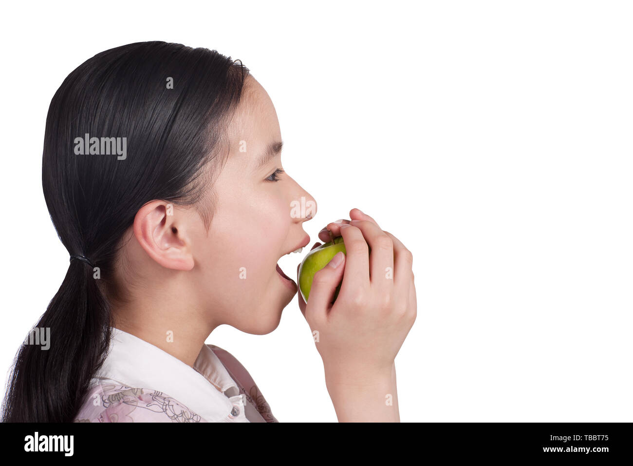 A girl's favorite food Stock Photo - Alamy