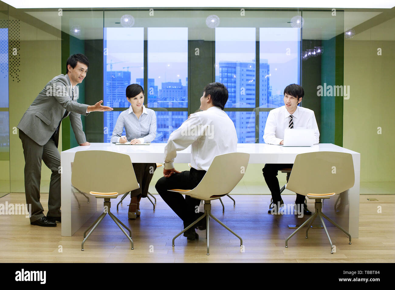 Business meeting at the office Stock Photo - Alamy