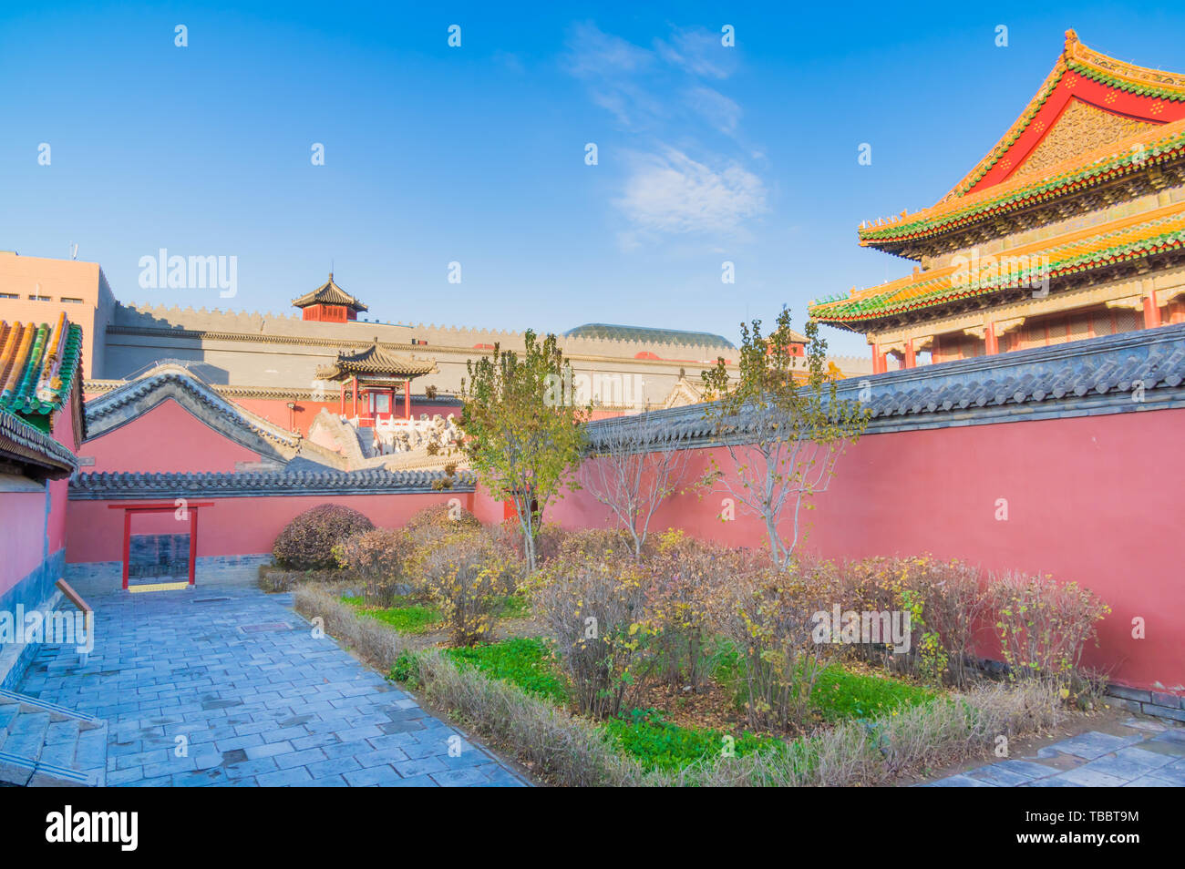 Architecture Scenery of the National Palace Museum in Shenyang ...