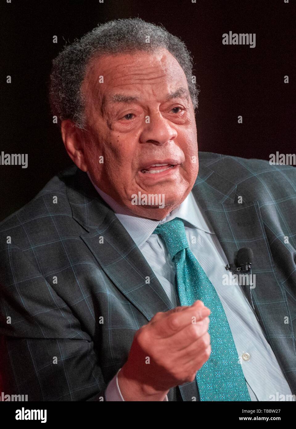 Ambassador Andrew Young, legendary civil rights leader, during a ...