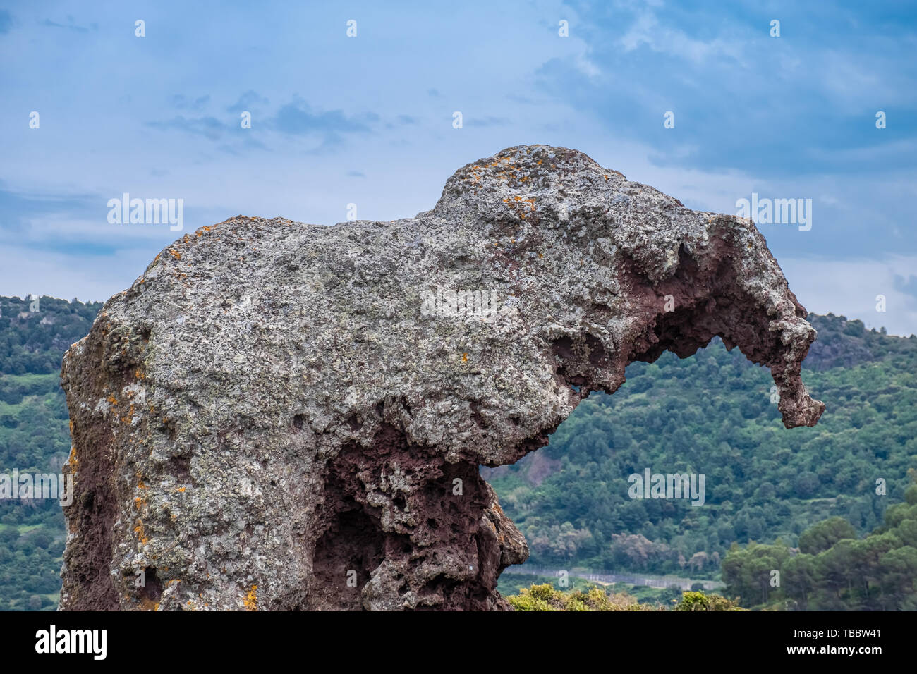 Elephant Rock, a unique formation resembling an elephant used for ...