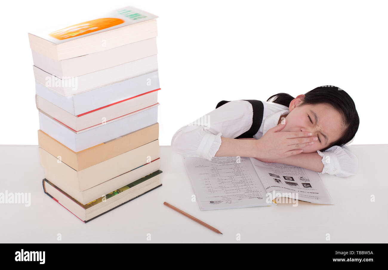 Students are overburdened with class work Stock Photo - Alamy