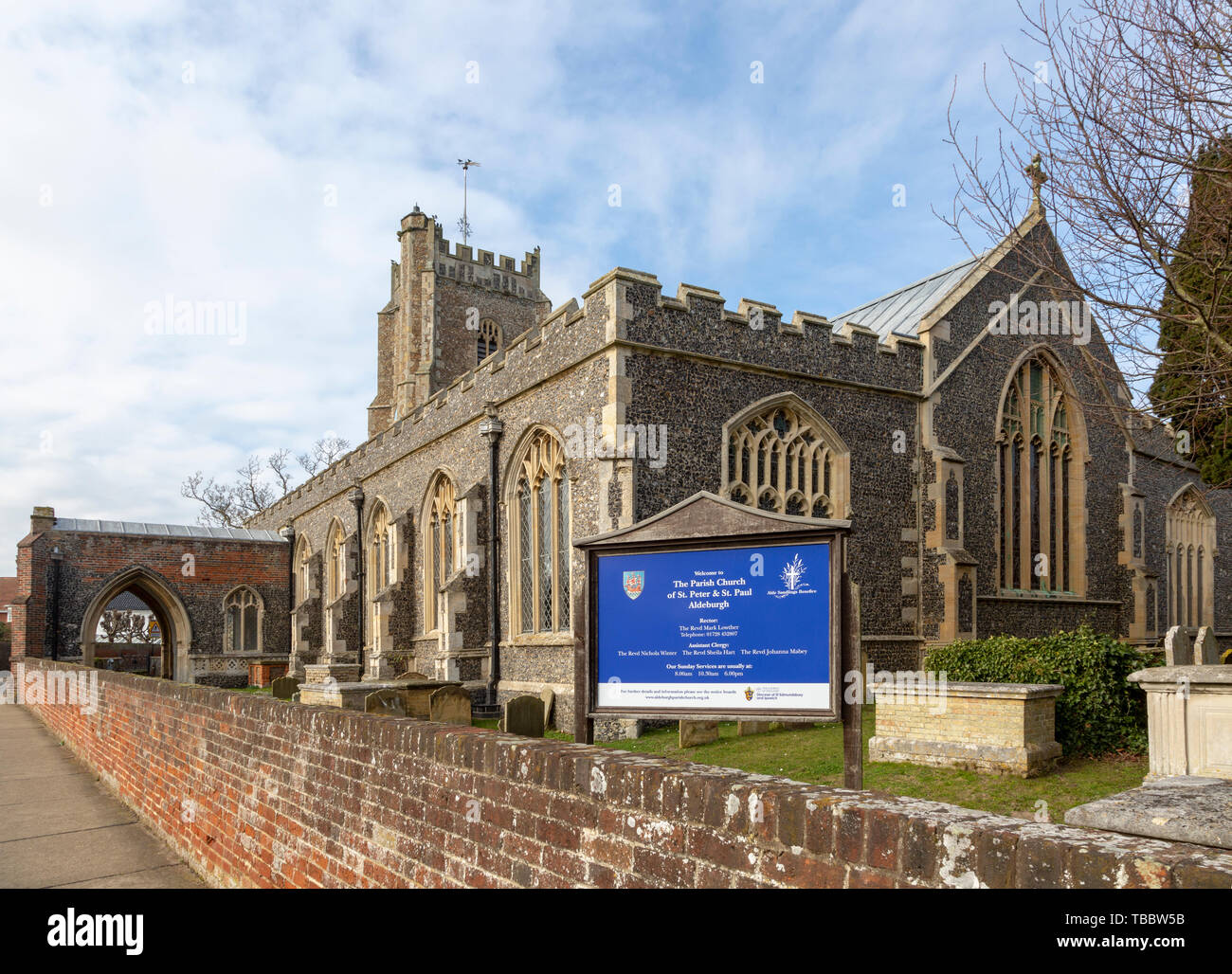 Parish church of Saint Peter and Saint Paul, Aldeburgh, Suffolk ...