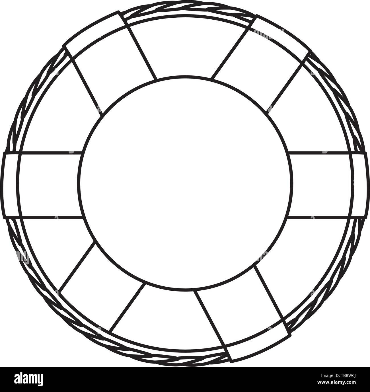 float lifeguard maritime isolated icon Stock Vector Image & Art - Alamy