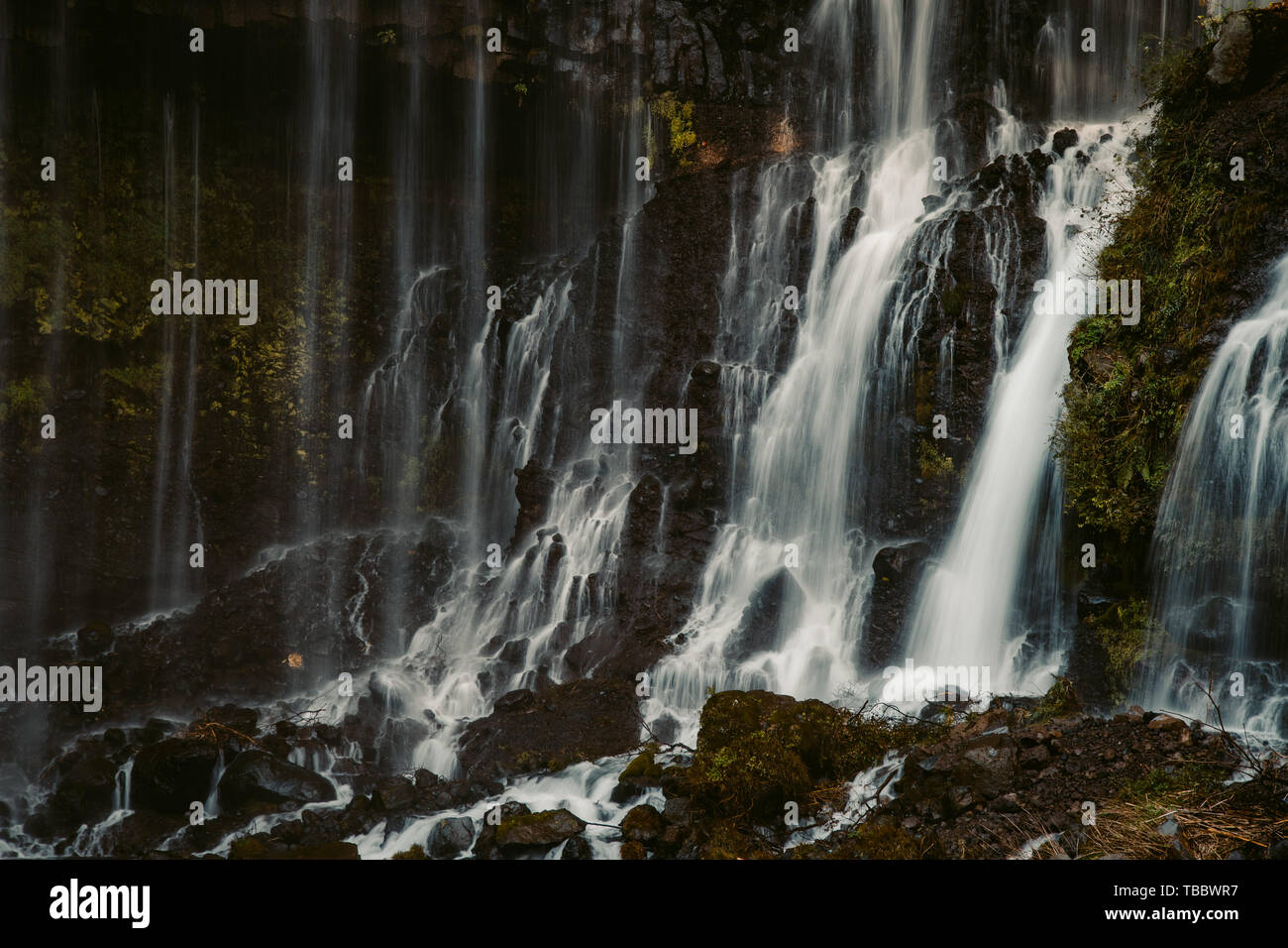 Shiraito Falls near Mount Fuji in Autumn Stock Photo - Alamy