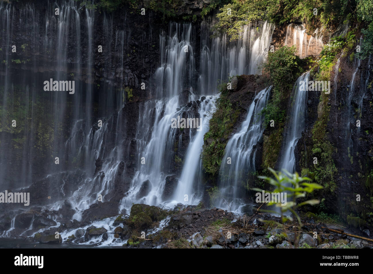 Shiraito Falls near Mount Fuji in Autumn Stock Photo - Alamy