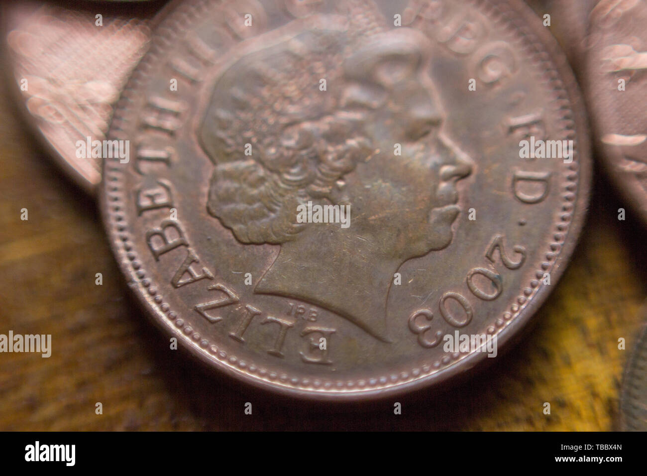 Pile of British two Pence coins Stock Photo - Alamy