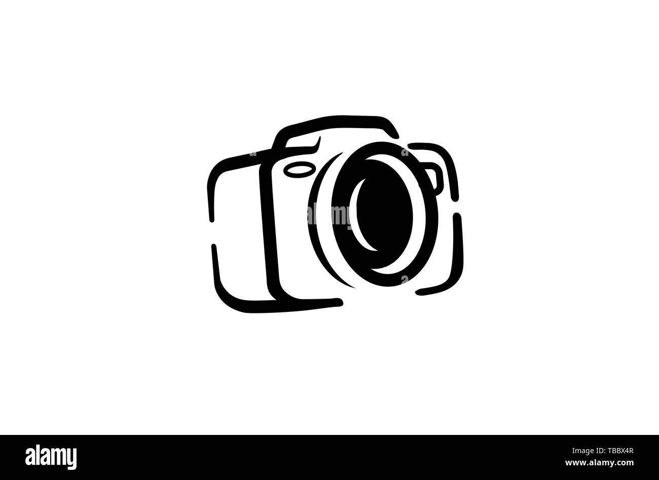 Creative Black Camera Logo Design Symbol Vector Illustration Stock ...