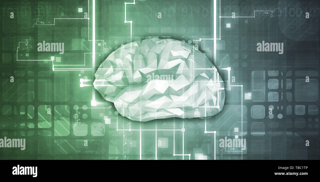 Neural Network Science Engineering Technology as Concept Stock Photo ...