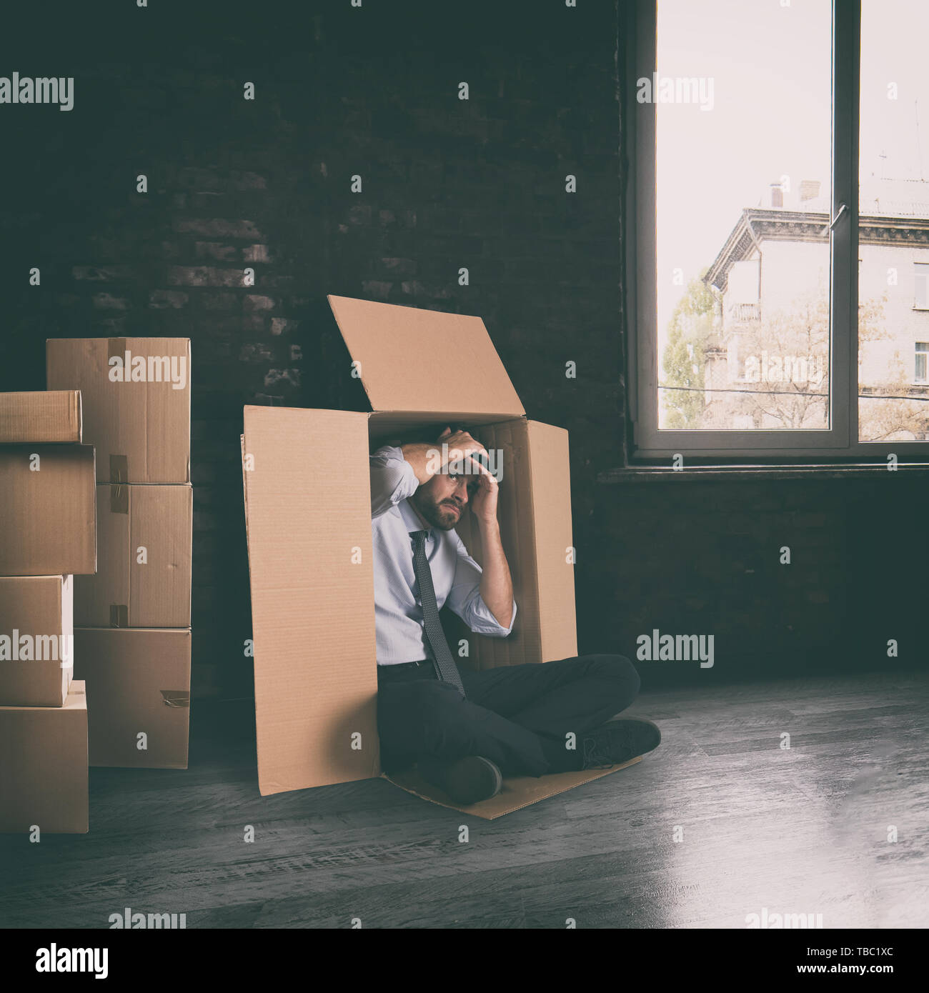 Fall in a box hi-res stock photography and images - Alamy