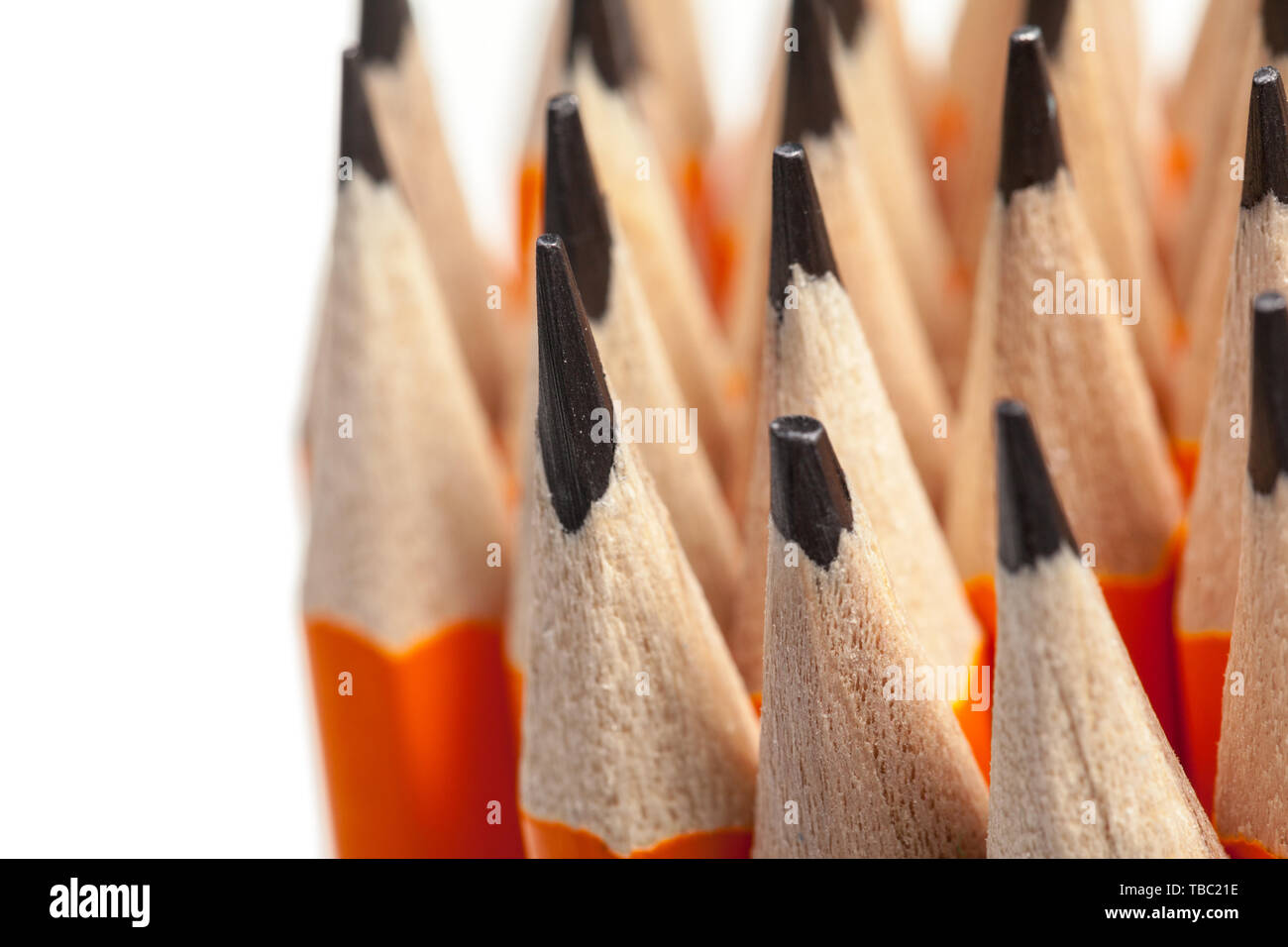 Pile of pencils Stock Photo - Alamy
