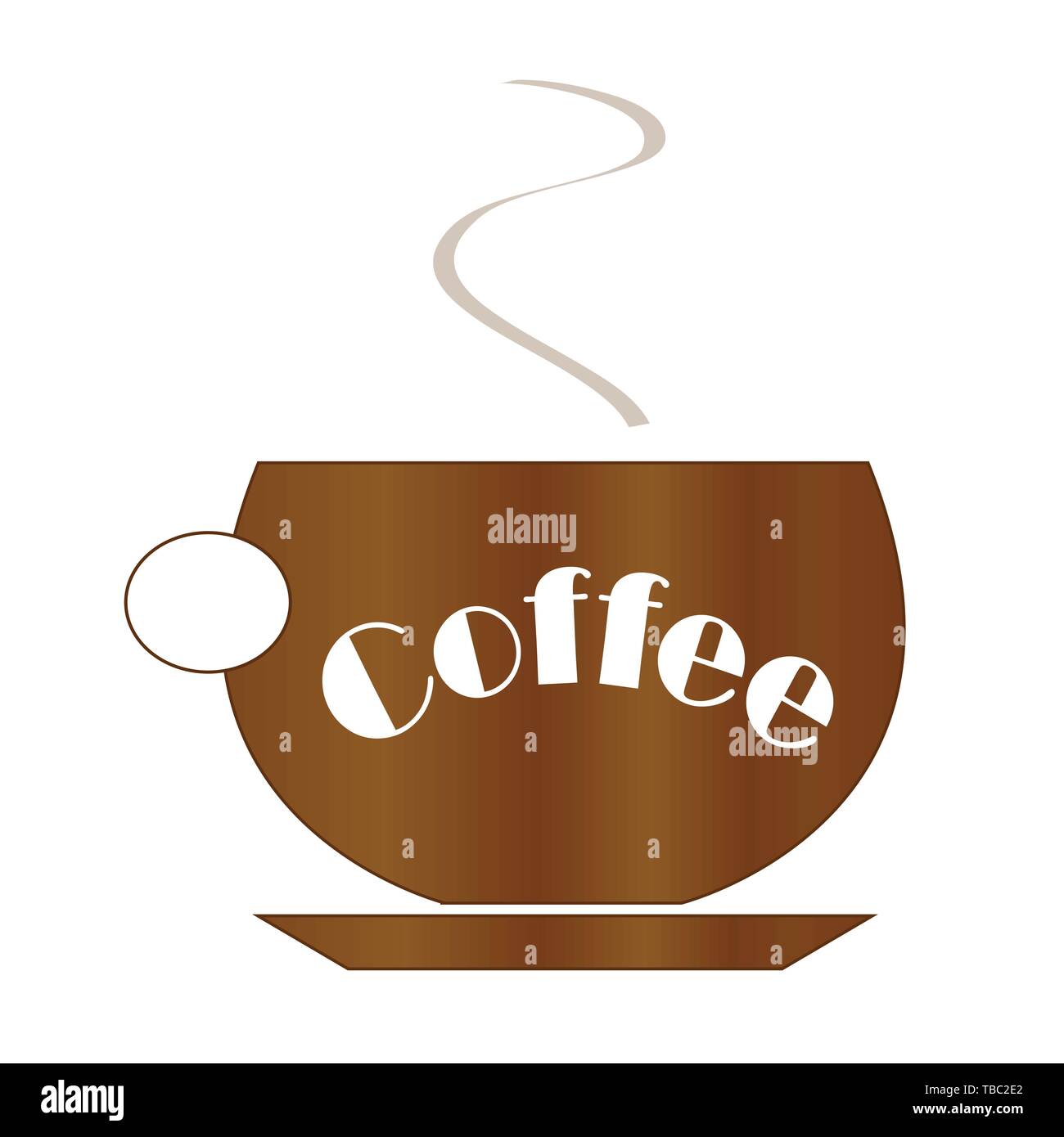 coffee logo - cup of coffee vector Stock Vector Image & Art - Alamy