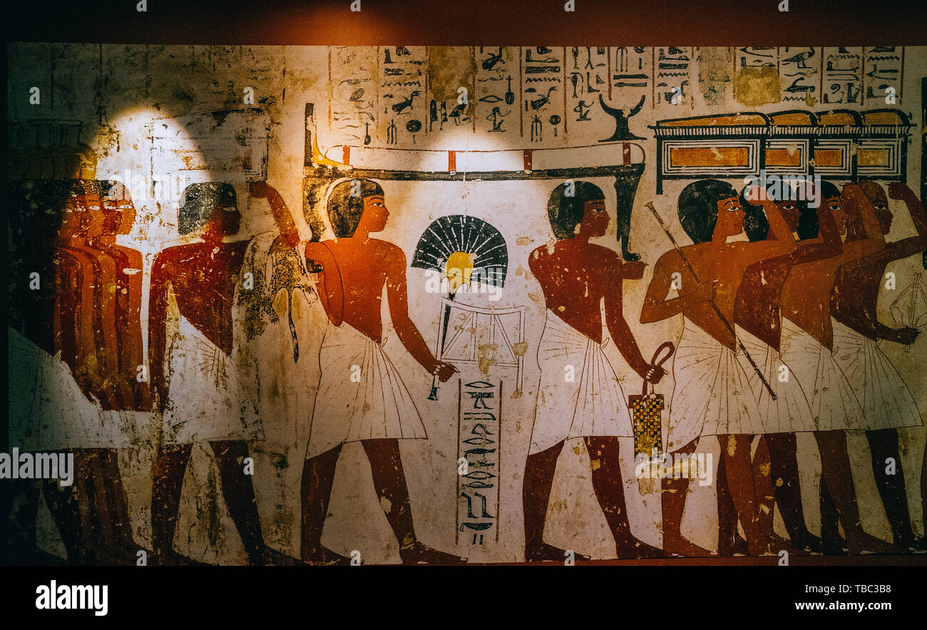 Egyptian mural hi-res stock photography and images - Alamy
