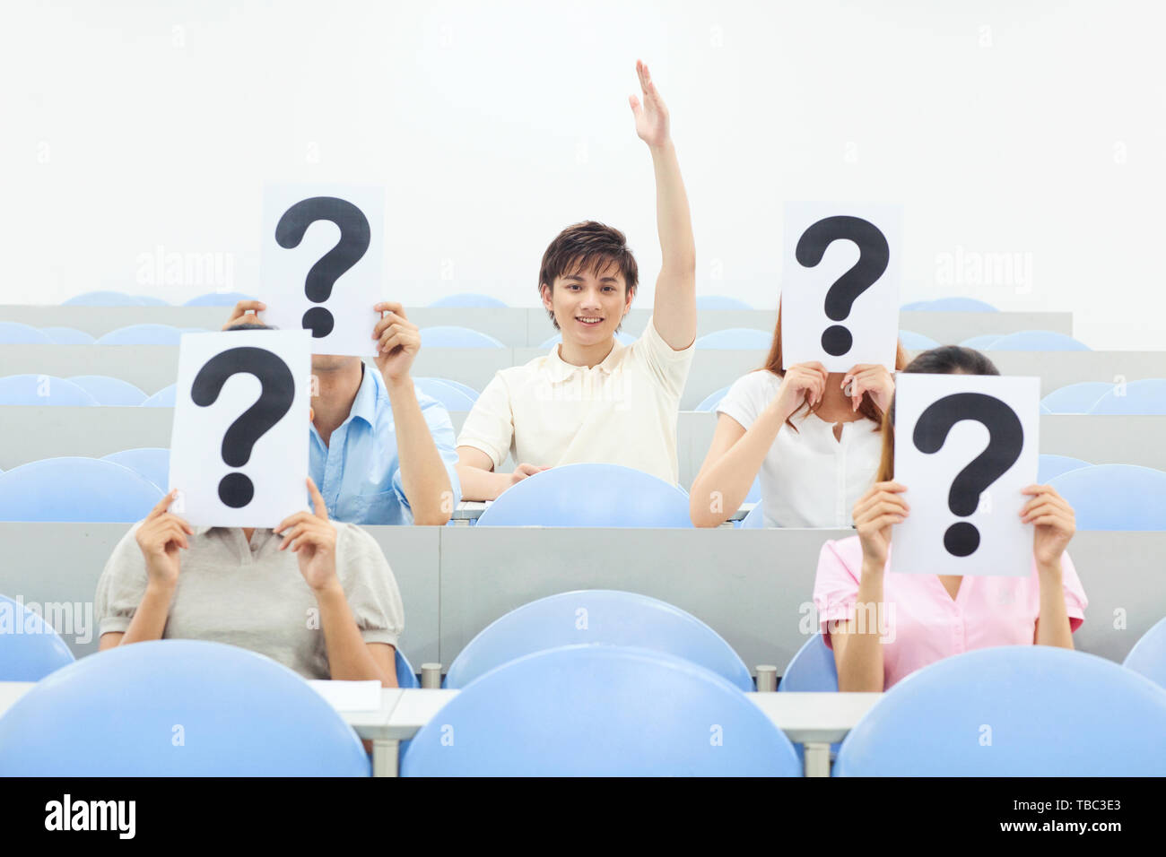 Classroom Learning for College Students Stock Photo - Alamy