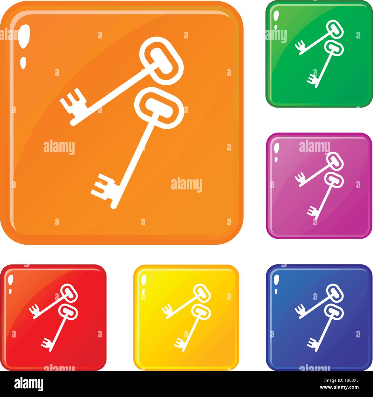 Lock code icons color Stock Vector Images - Alamy