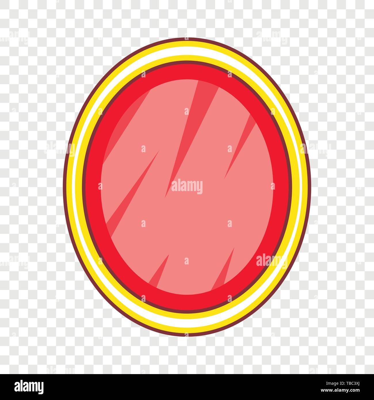 Red oval shield hi-res stock photography and images - Alamy