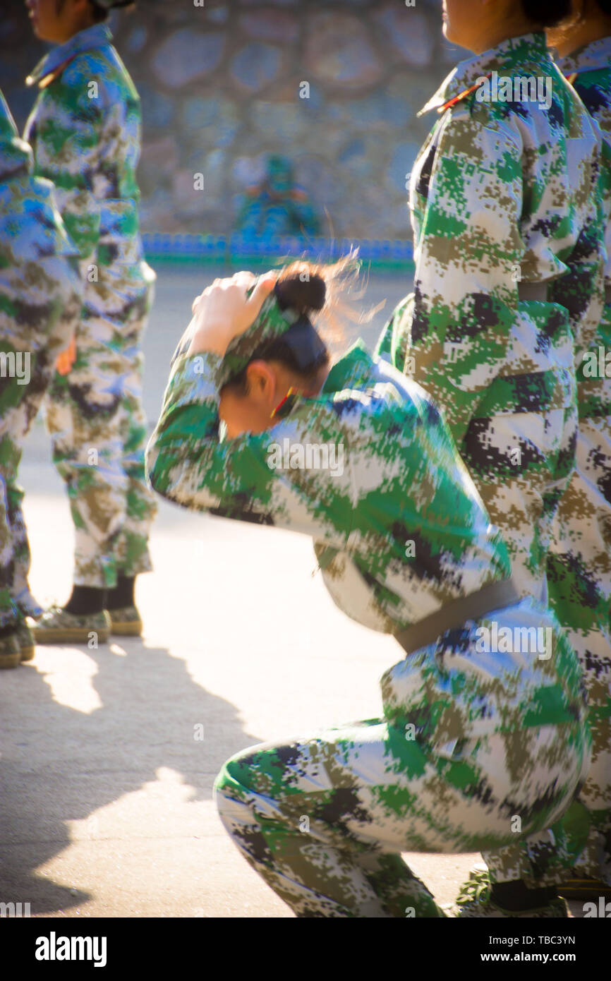 National day university military training and teacher celebration hi ...