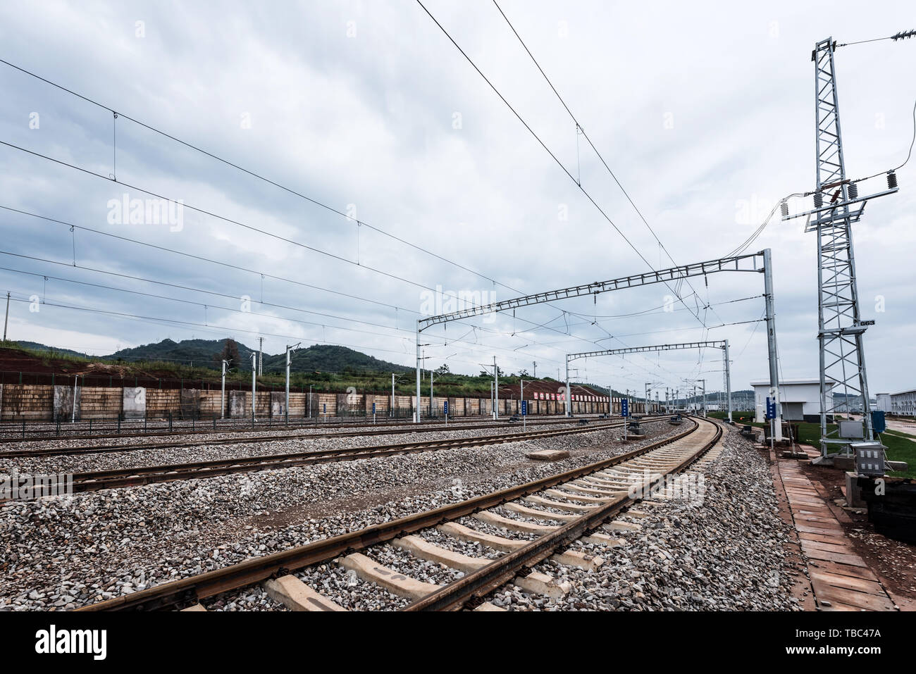 Railway transport grid Stock Photo - Alamy