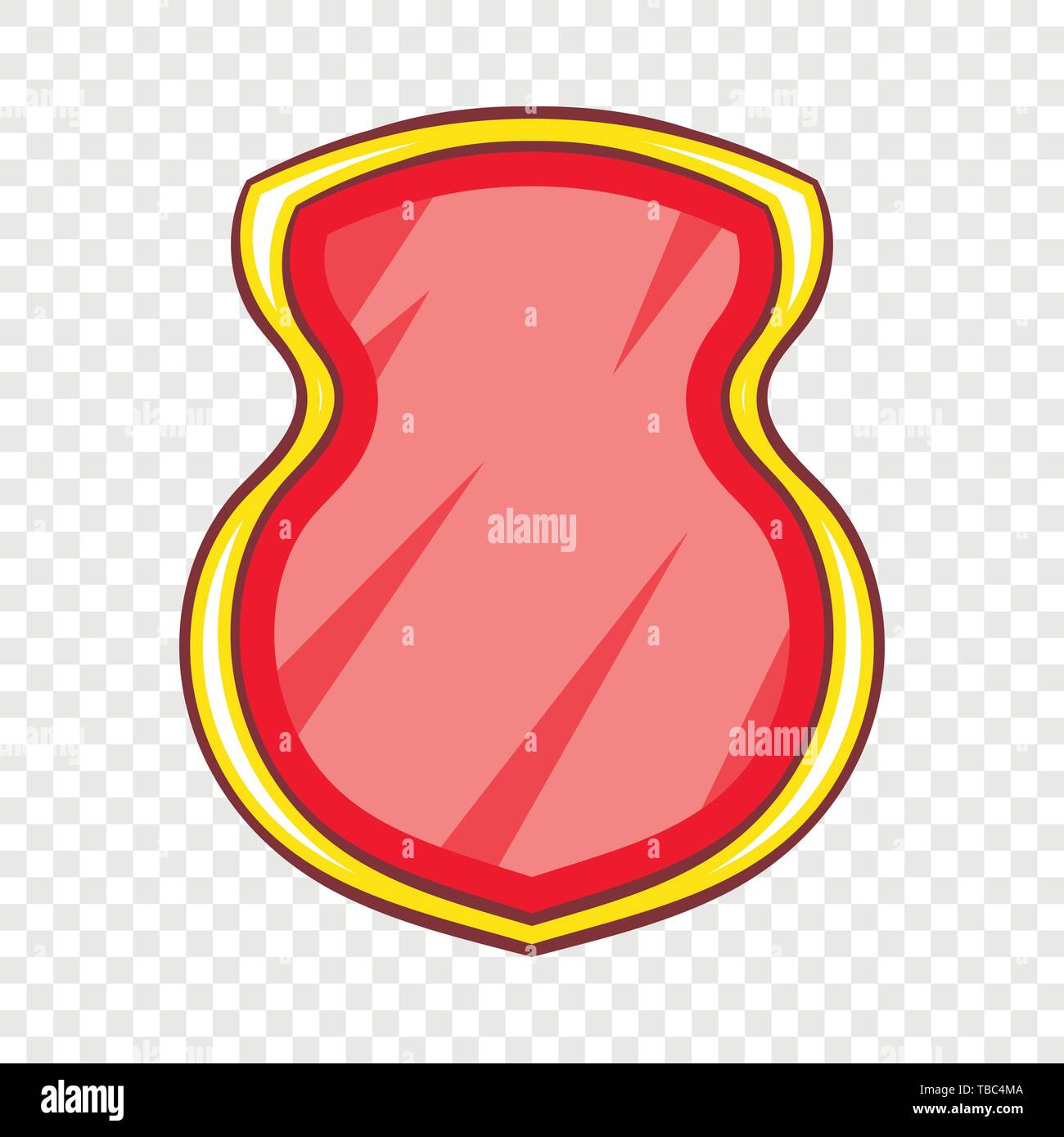 Safety shield icon, cartoon style Stock Vector Image & Art - Alamy