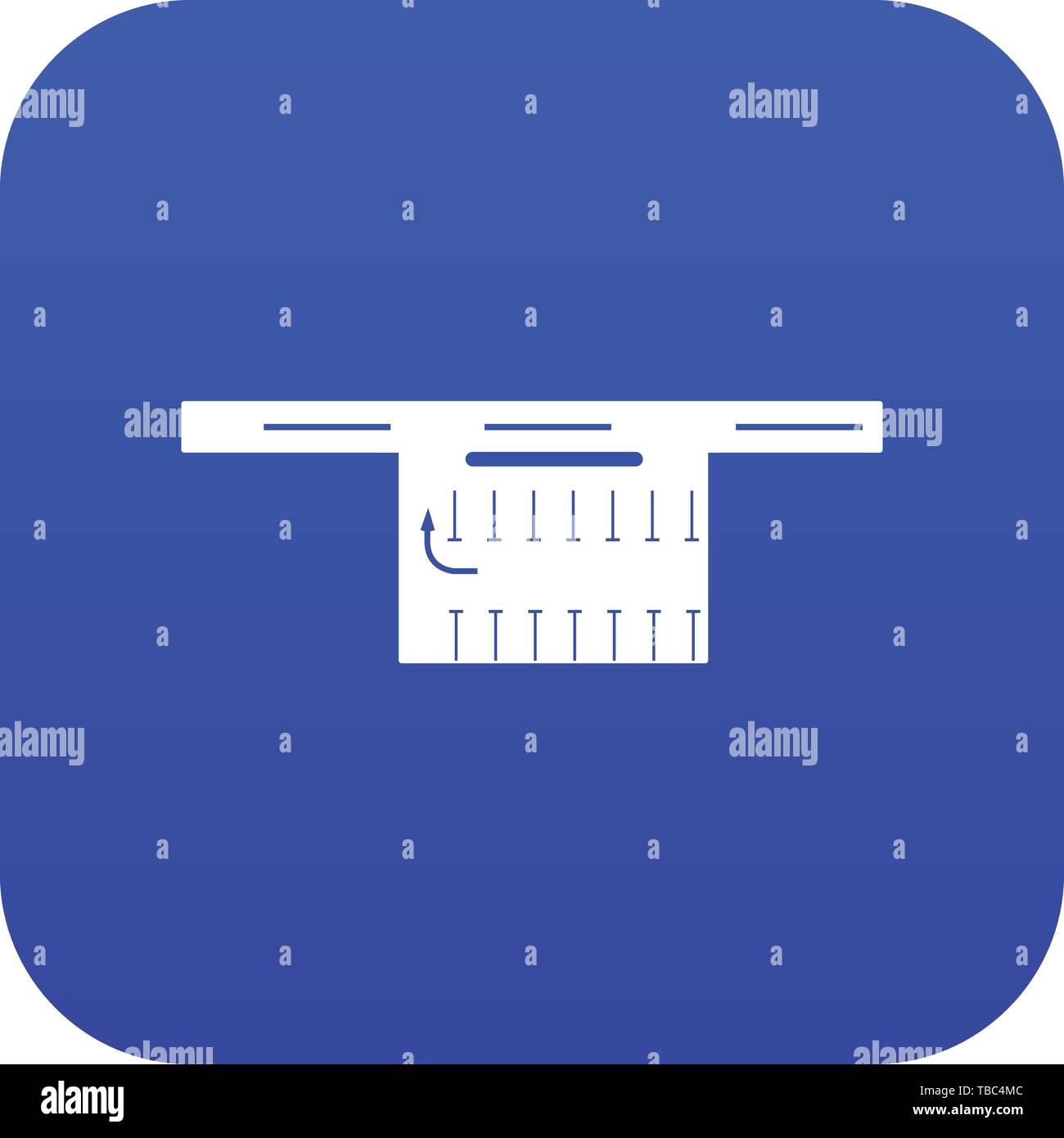 Parking icon blue vector Stock Vector Image & Art - Alamy
