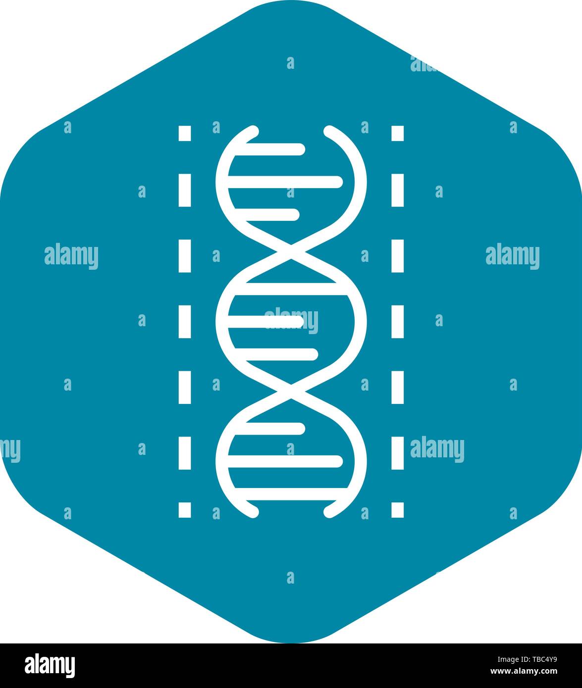 Dna icon, outline style Stock Vector Image & Art - Alamy